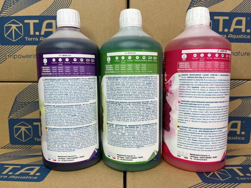 Flora Series Hw Ghe Tripart Terra Aquatica Grow, Micro, Bloom на GidraBox